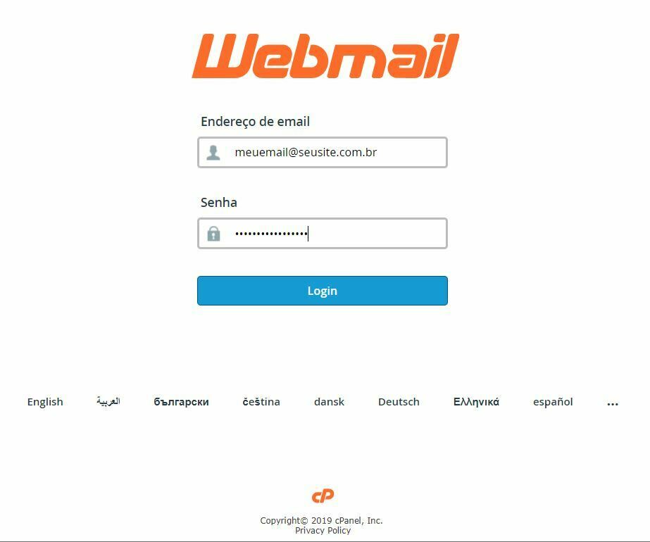 Como acessar o Webmail e alterar a senha do meu e-mail profissional ...